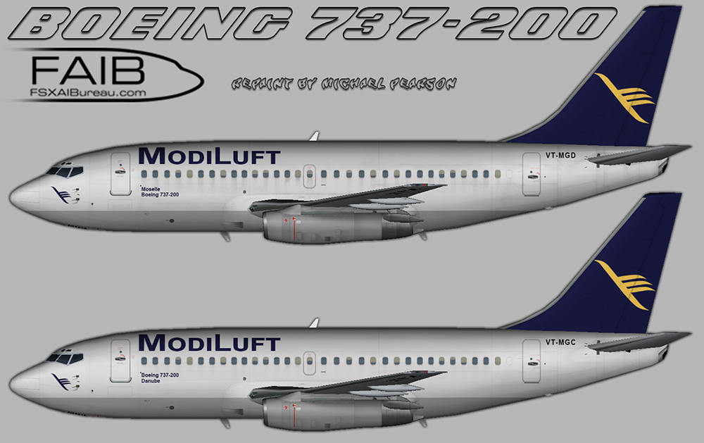 ModiLuft 737-200 – Mikey's Retro FS Corner