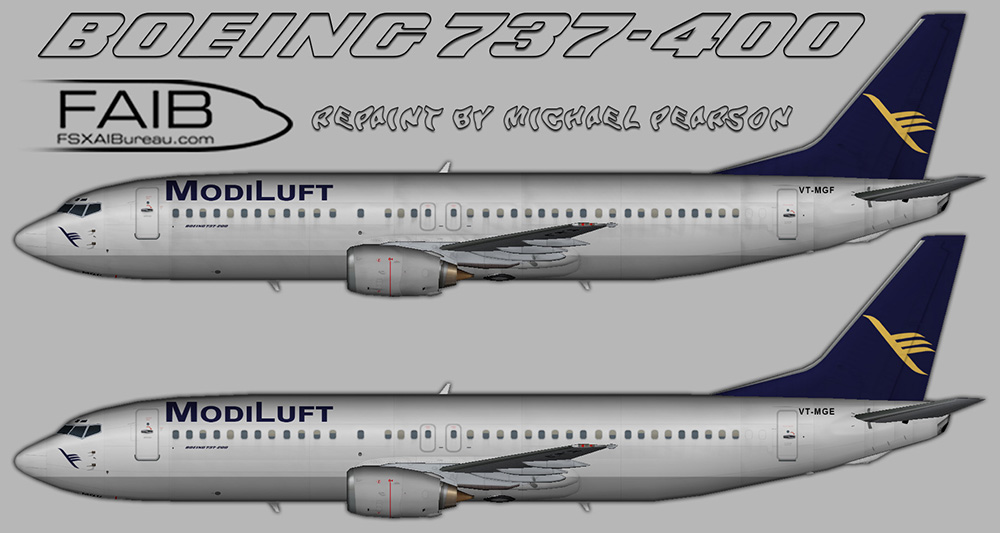 ModiLuft 737-300 – Mikey's Retro FS Corner
