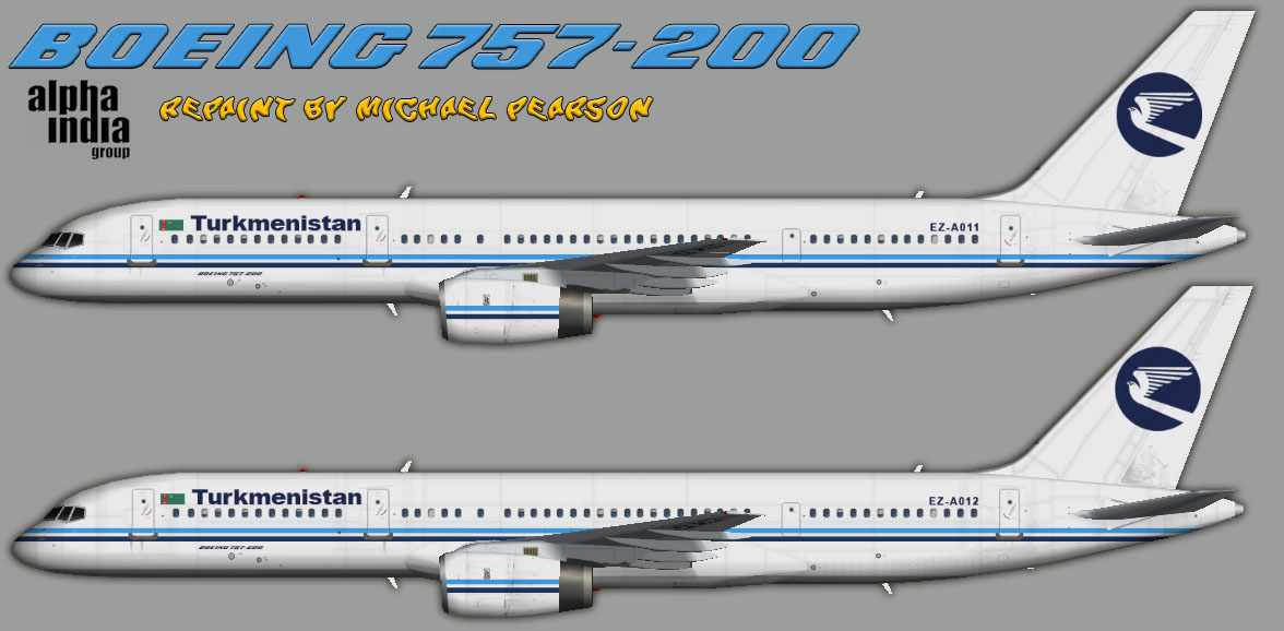Turkmenistan Airlines 757-200 – Mikey's Retro FS Corner