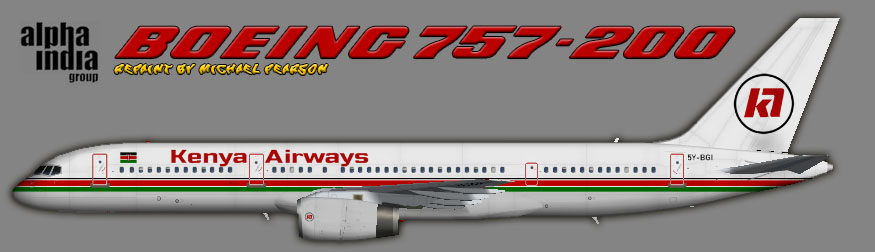 Kenya Airways 757-200 – Mikey's Retro FS Corner