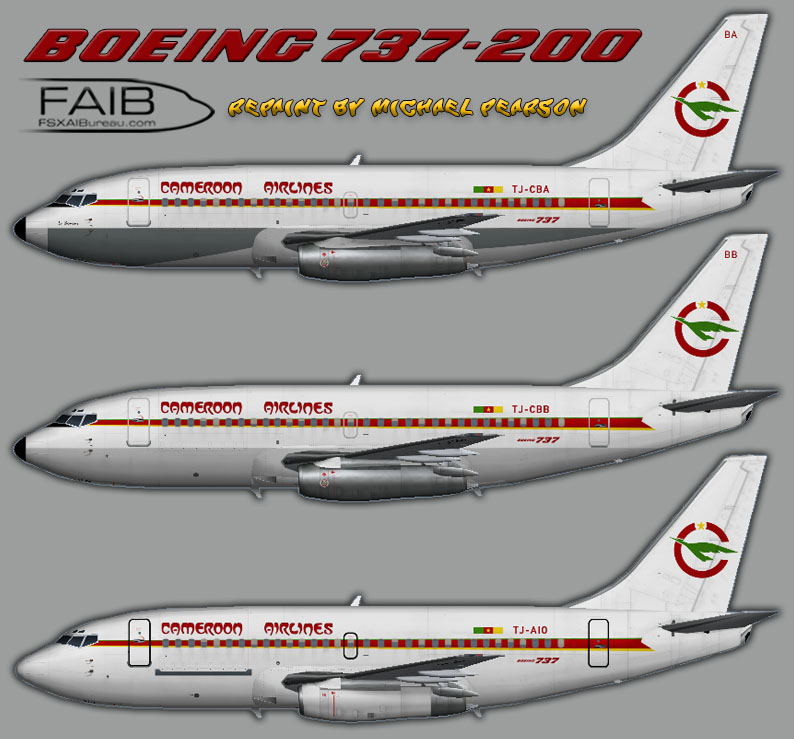 Cameroon Airlines 737-200 – Mikey's Retro FS Corner