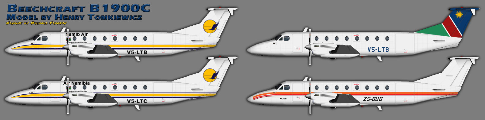 Air Namibia B1900C – Mikey's Retro FS Corner