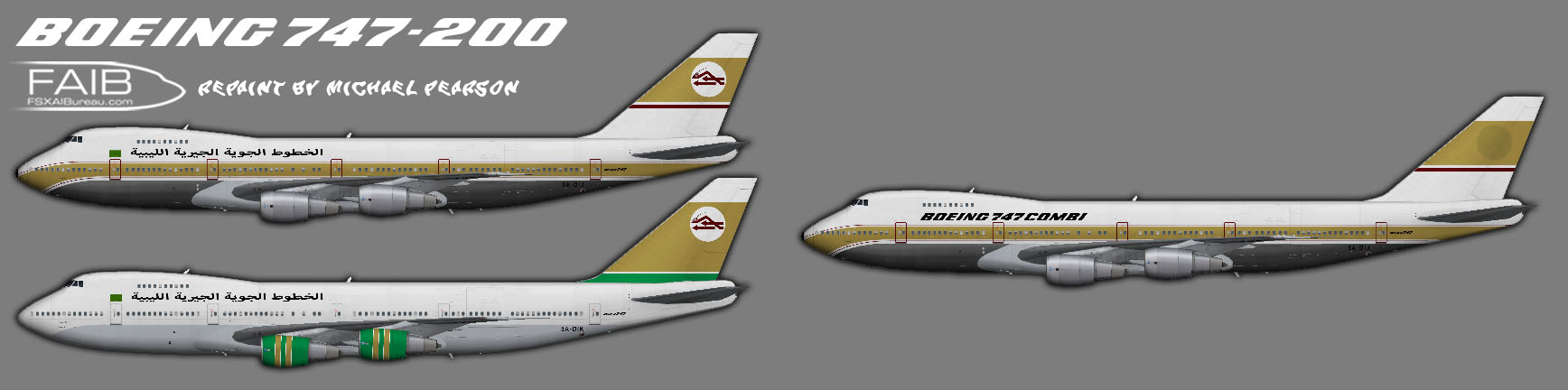 Libyan Arab Airlines 747-200 – Mikey's Retro FS Corner