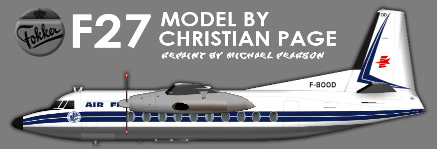 Air France F.27-400 – Mikey's Retro FS Corner