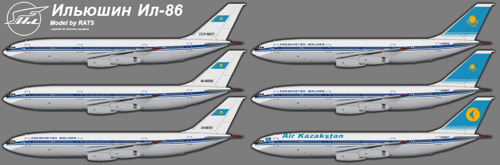 Air Kazakstan Il-86 – Mikey's Retro FS Corner