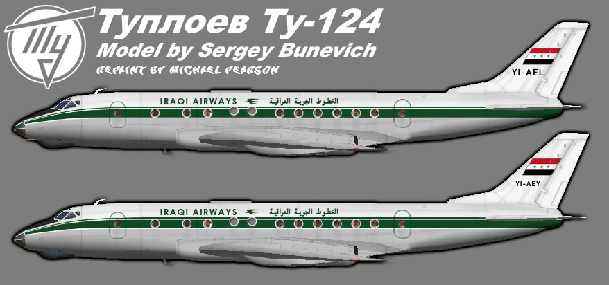 Iraqi Airways Tu-124 – Mikey's Retro FS Corner