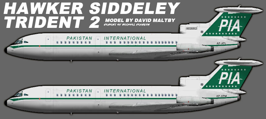 Pakistan International Airlines HS.121 Trident – Mikey's Retro FS Corner