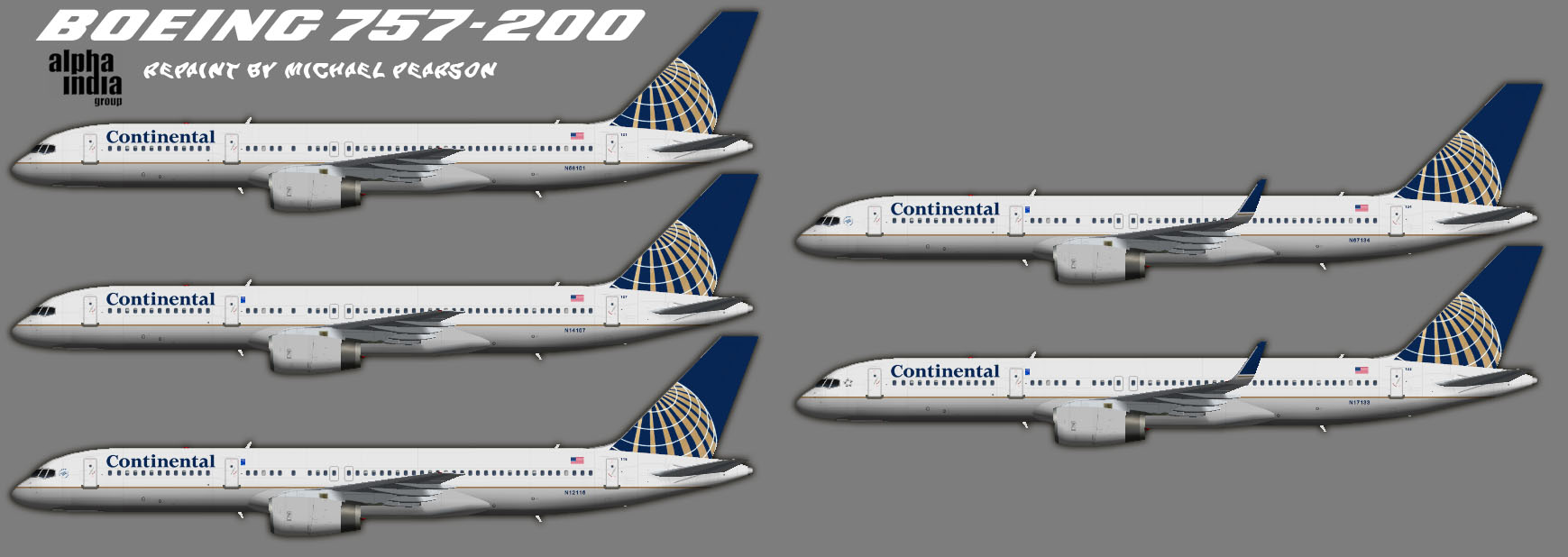 Continental Airlines 757-200 – Mikey's Retro FS Corner