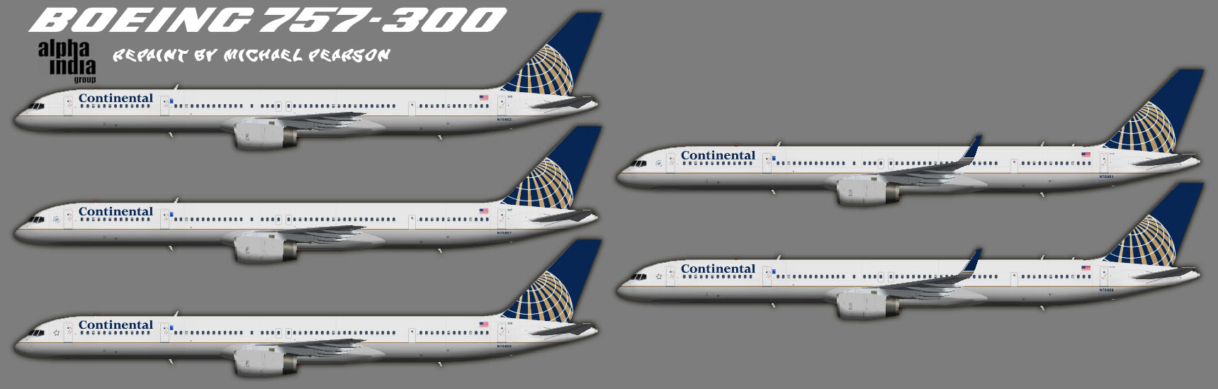 Continental Airlines – Mikey's Retro FS Corner