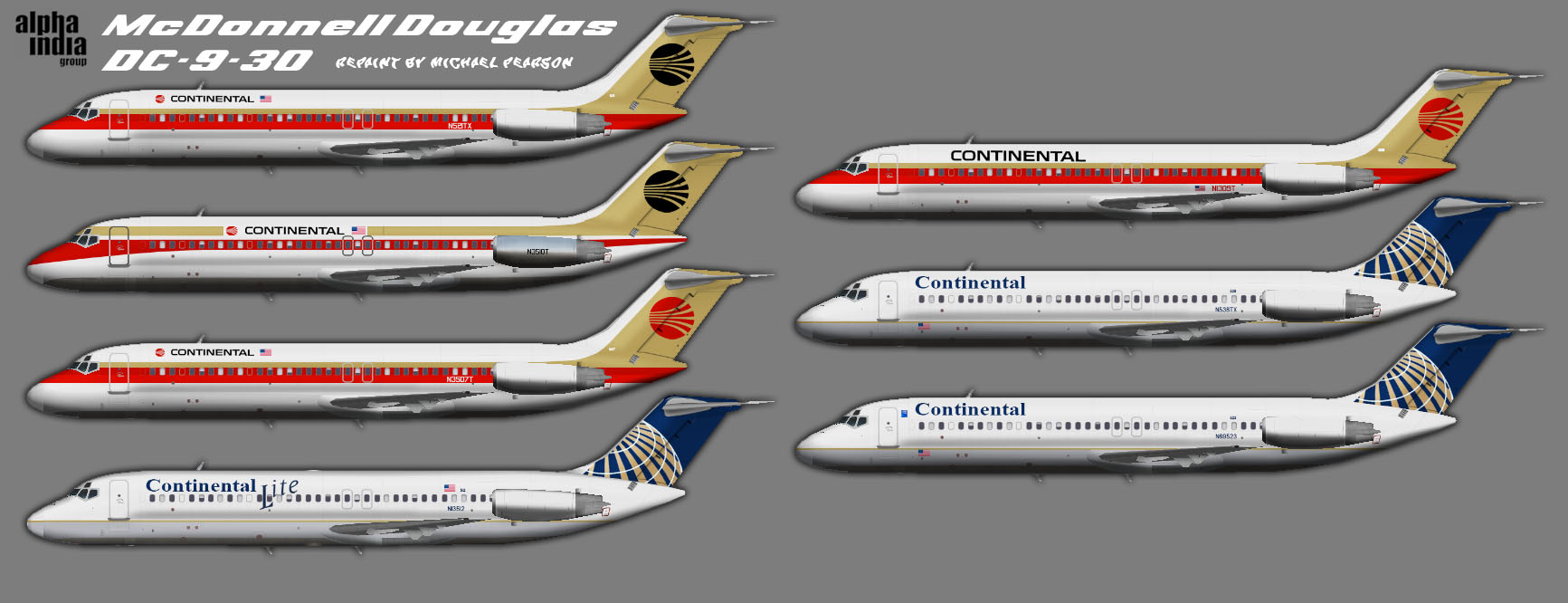 Continental Airlines – Mikey's Retro FS Corner