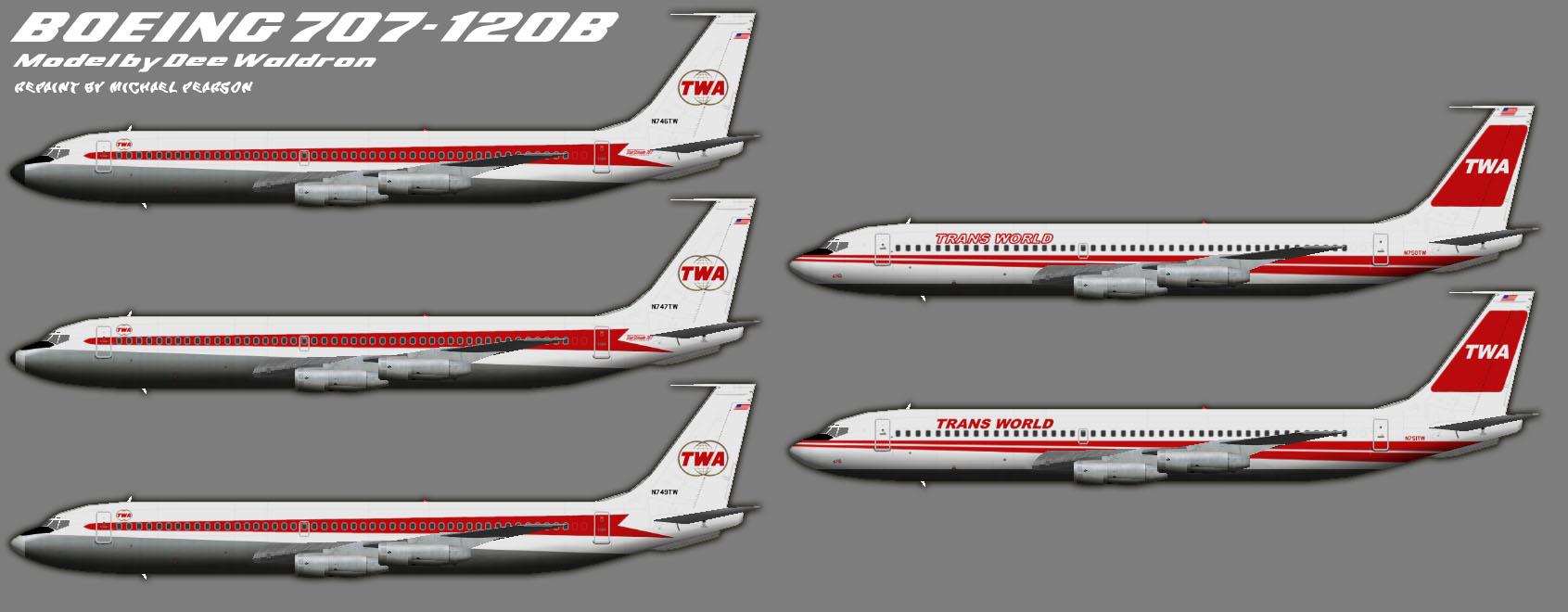Trans World Airlines 707-120B – Mikey's Retro FS Corner