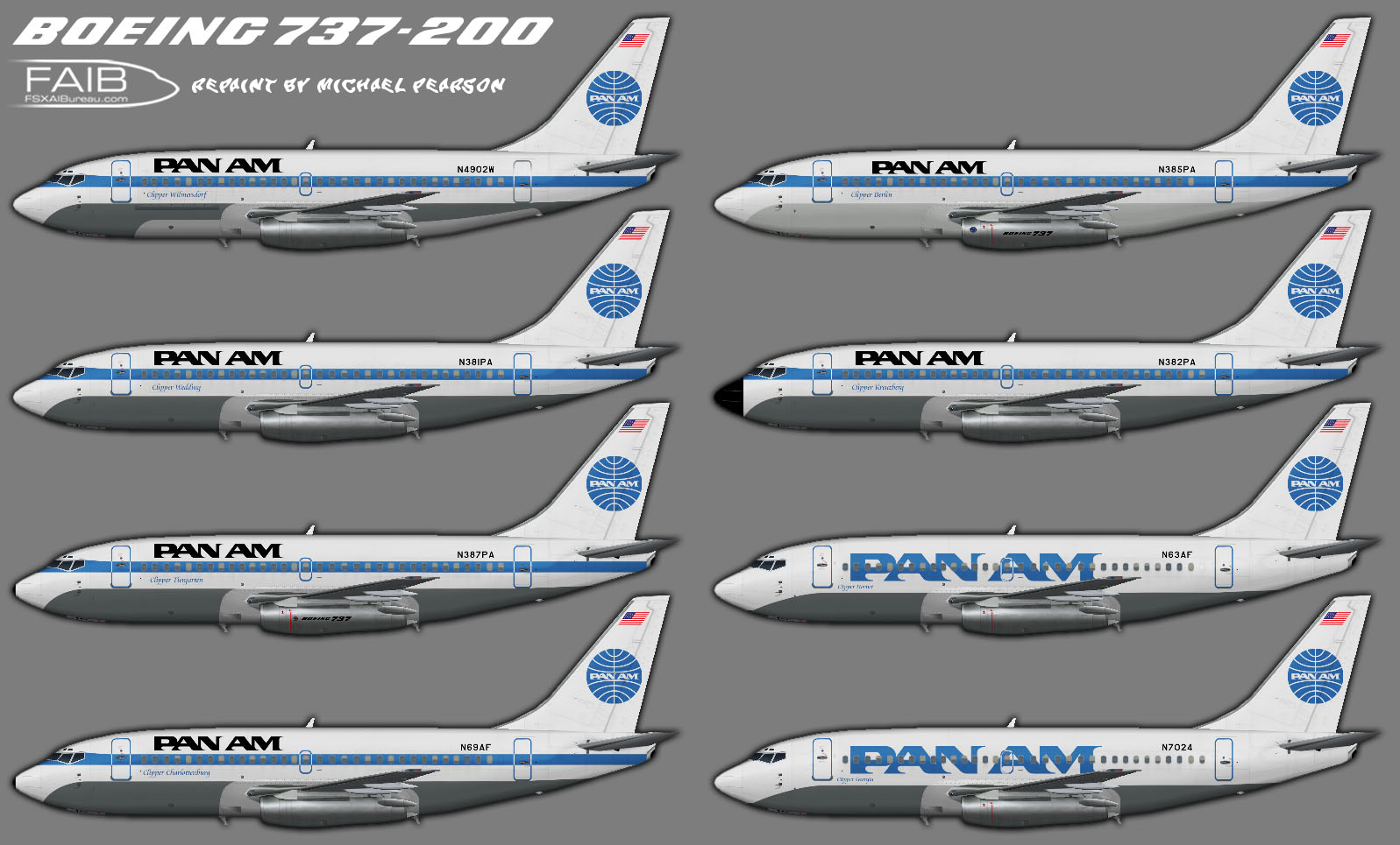 Pan Am 737-200 – Mikey's Retro FS Corner
