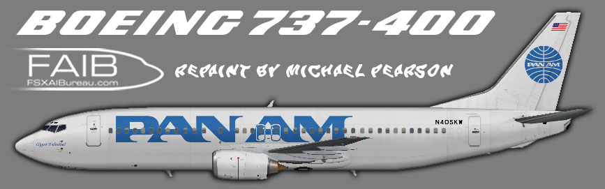 Pan Am 737-400 – Mikey's Retro FS Corner