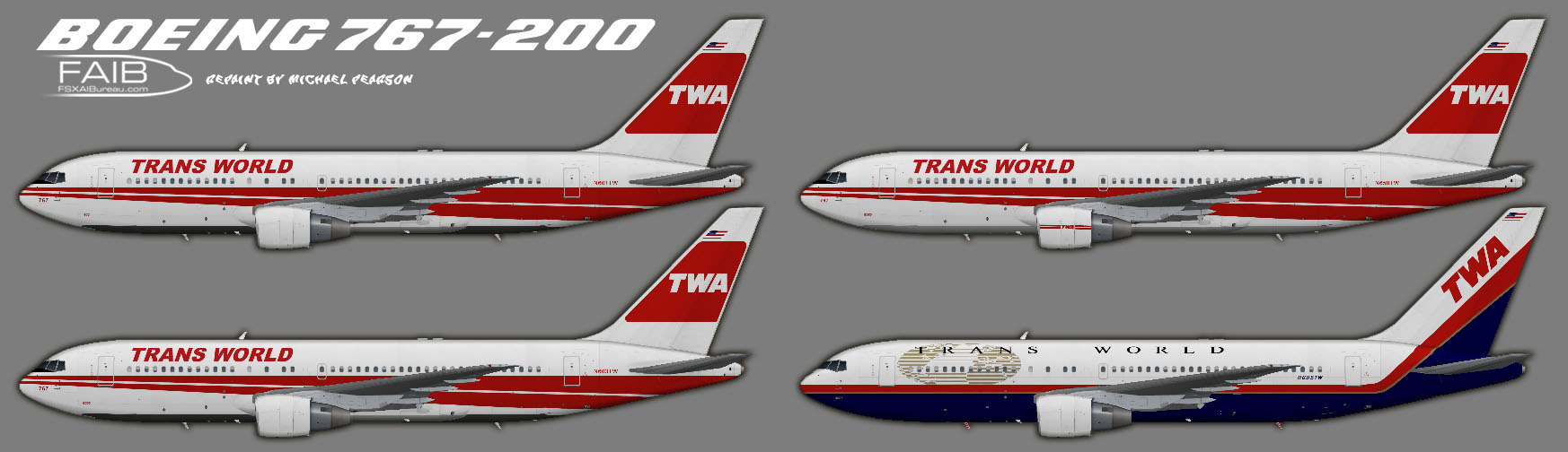 Trans World Airlines 767-200 – Mikey's Retro FS Corner