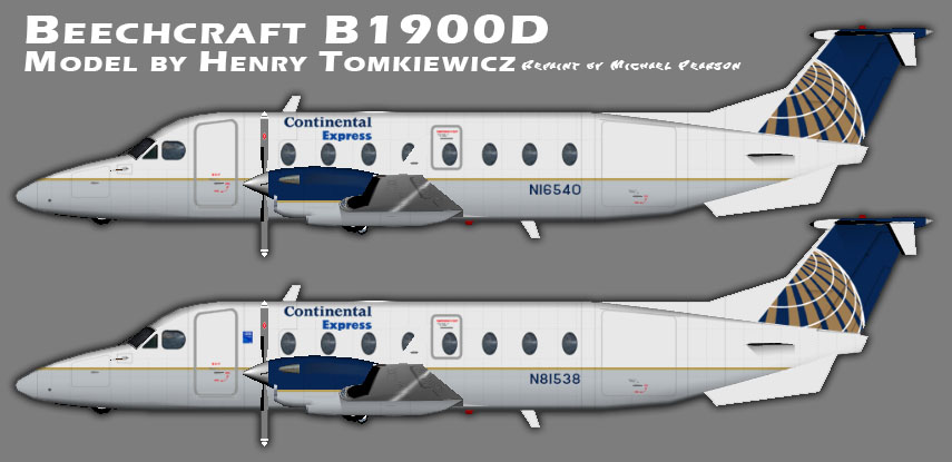 Continental Express B1900D – Mikey's Retro FS Corner