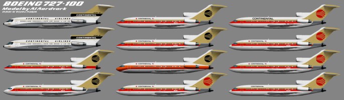 Continental Airlines – Mikey's Retro FS Corner