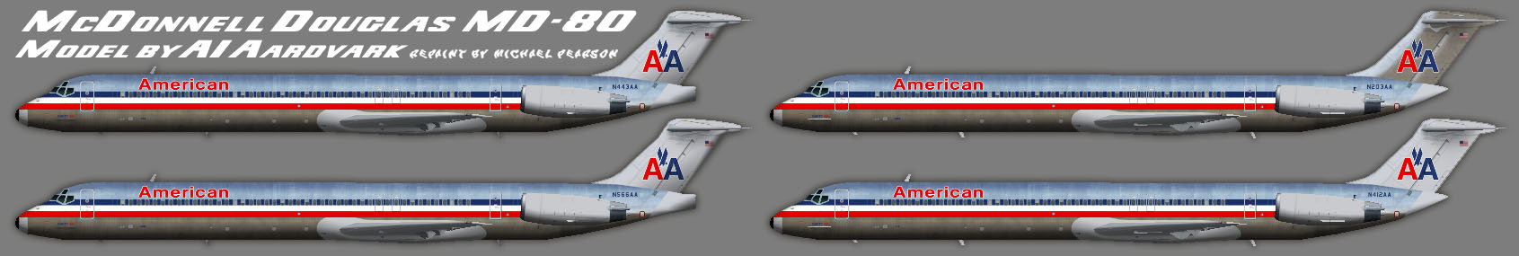 American Airlines MD-80 – Mikey's Retro FS Corner