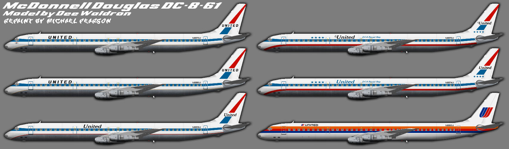 United Airlines DC-8-61 – Mikey's Retro FS Corner