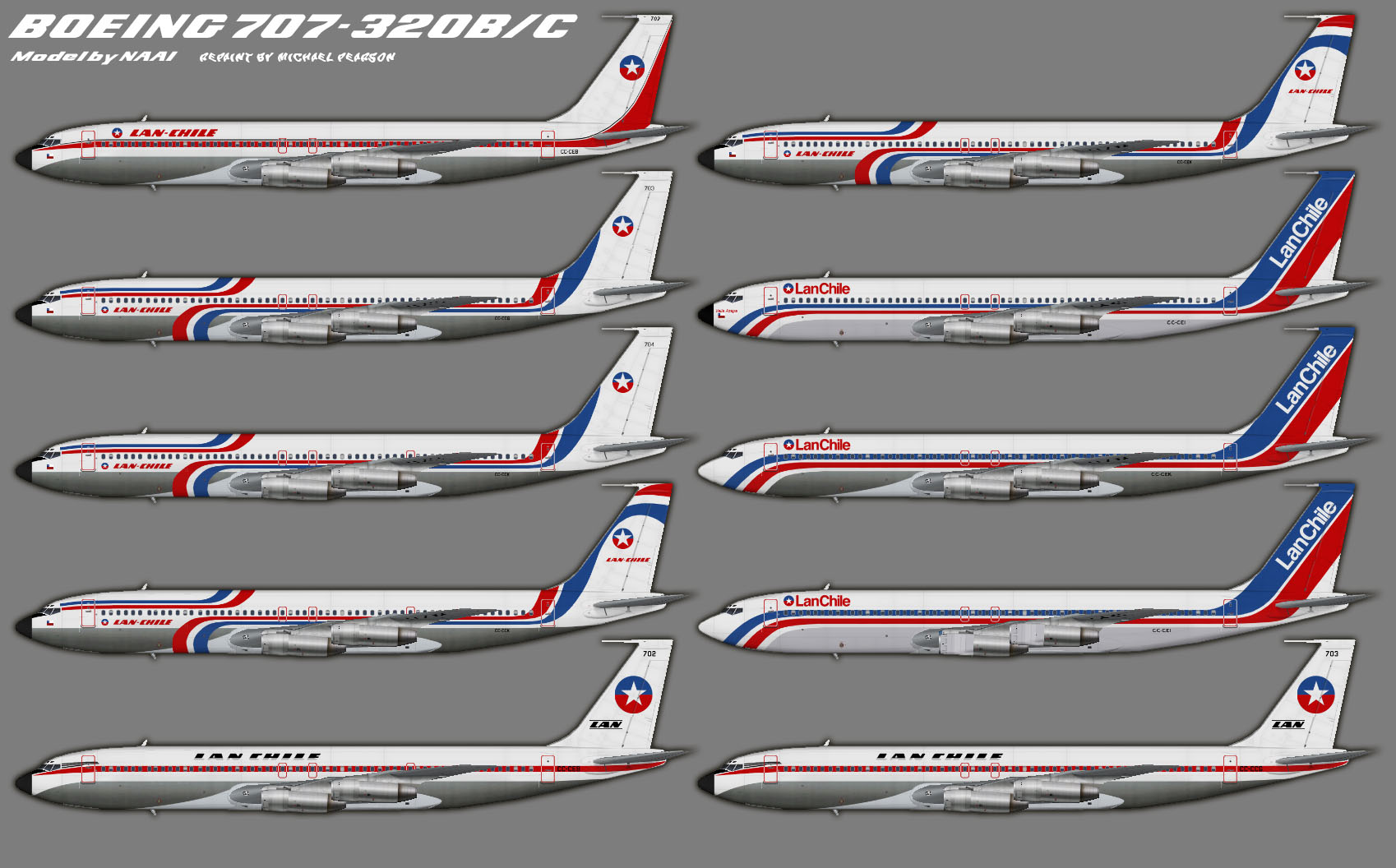 LAN Chile 707-320B/C – Mikey's Retro FS Corner
