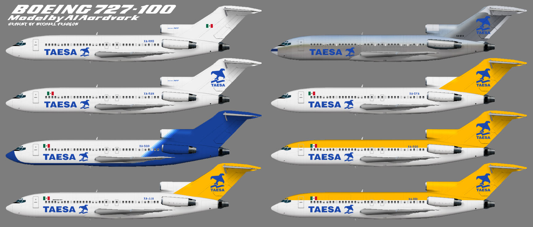 Taesa 727-100 – Mikey's Retro FS Corner