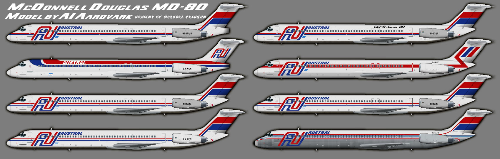 Austral Lineas Aereas MD-80 – Mikey's Retro FS Corner